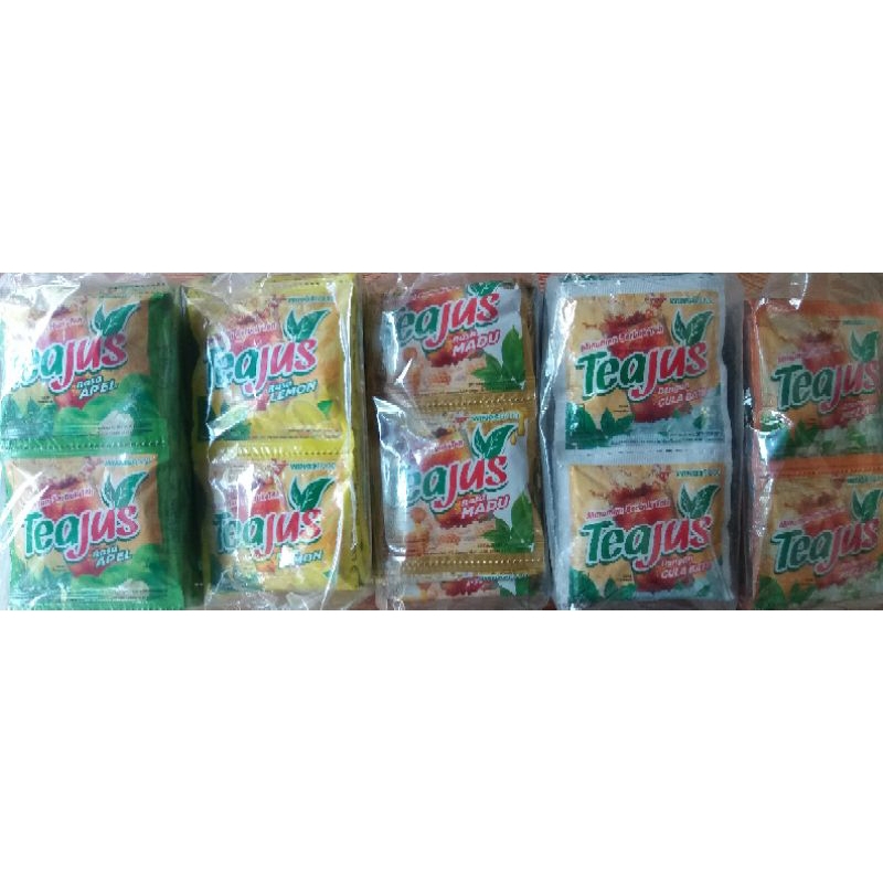 Jual Tea jus kemasan pack all varian rasa isi 6 renceng | Shopee Indonesia