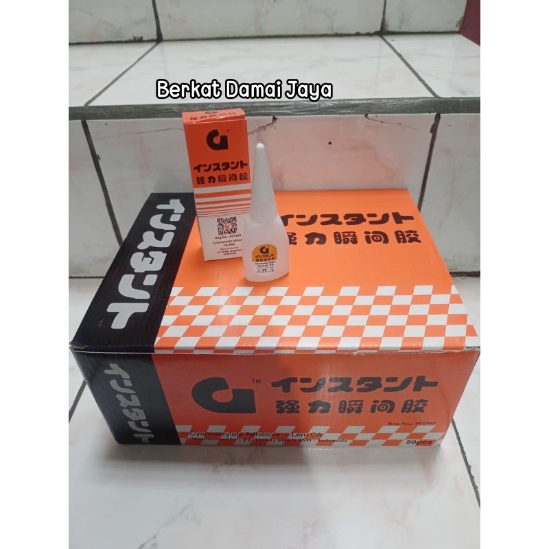 Jual LEM G KOREA ASLI Original Lem Super Jepang per Dus (isi 50 pcs ...