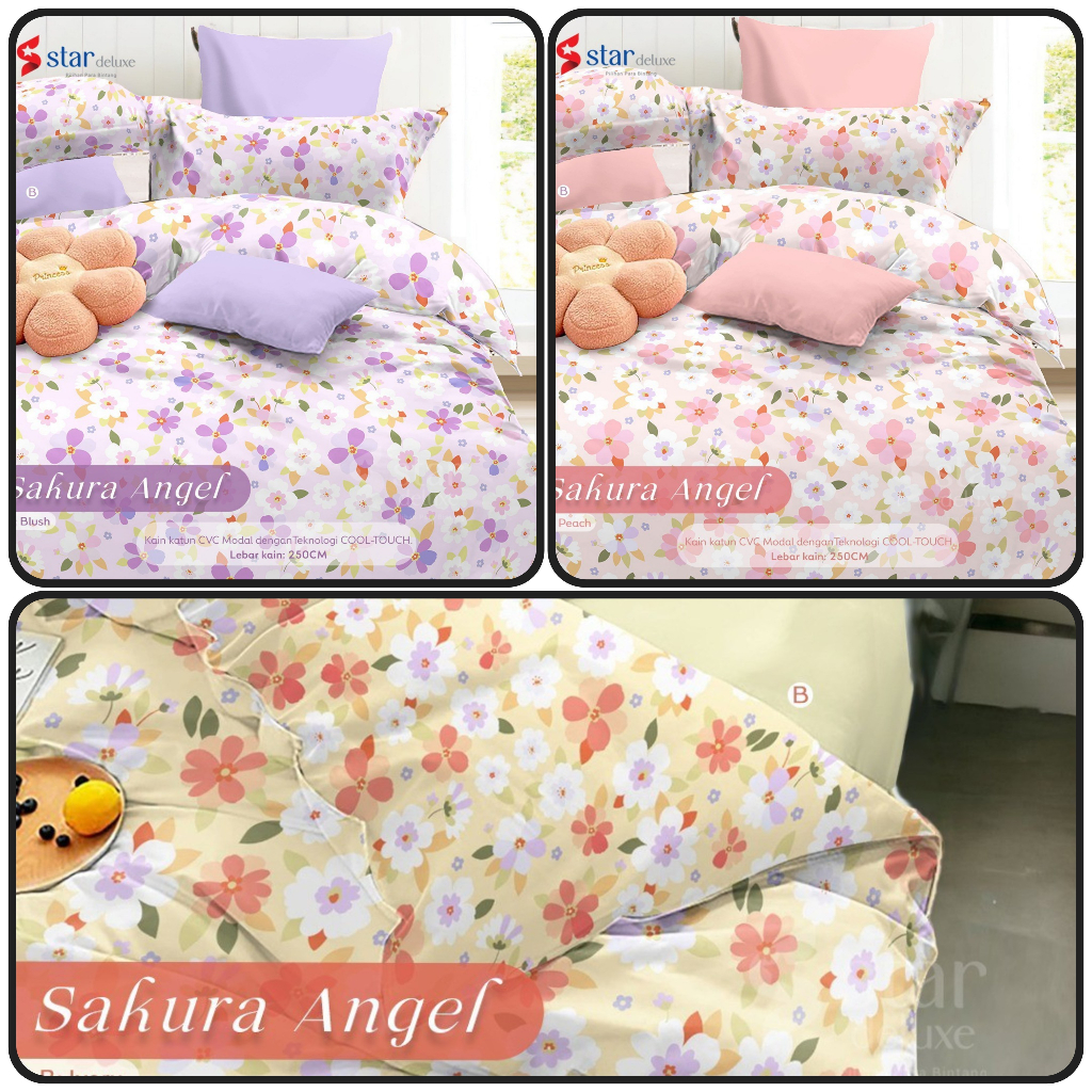 Jual Sprei STAR Sakura Angel | Shopee Indonesia