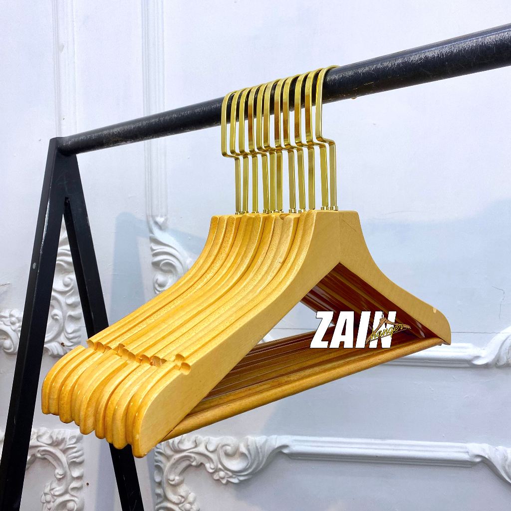 Jual BERBAGAI JENIS HANGER KAYU PREMIUM | Shopee Indonesia