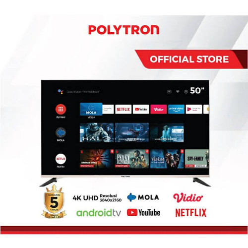 Jual POLYTRON 4K UHD Smart Google TV 50 Inch PLD 50UG5959 | Shopee Indonesia