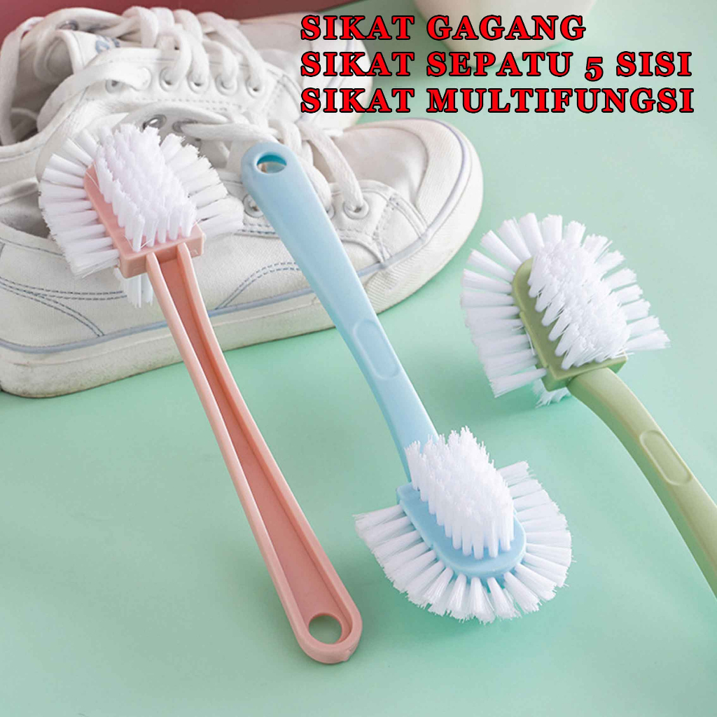 Jual Sikat Sepatu 5 Sisi * Sikat Gagang * Sikat Multifungsi | Shopee ...