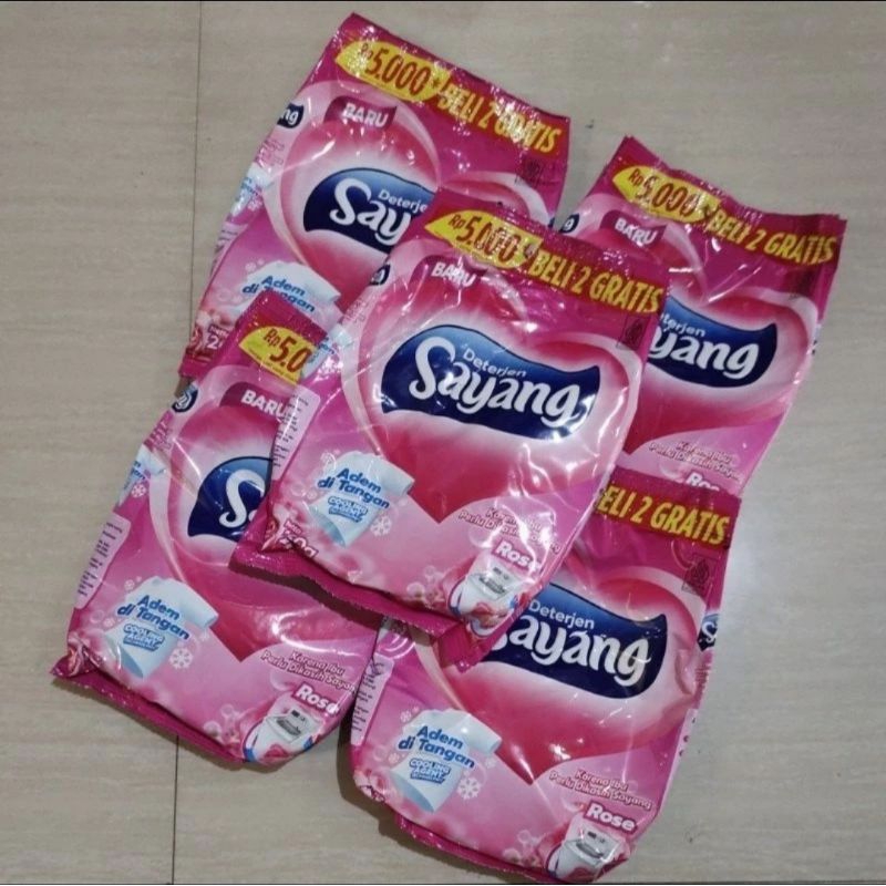 Jual Deterjent Detergent sayang 250g x 4 . Dapat 4pcs (Termurah ...