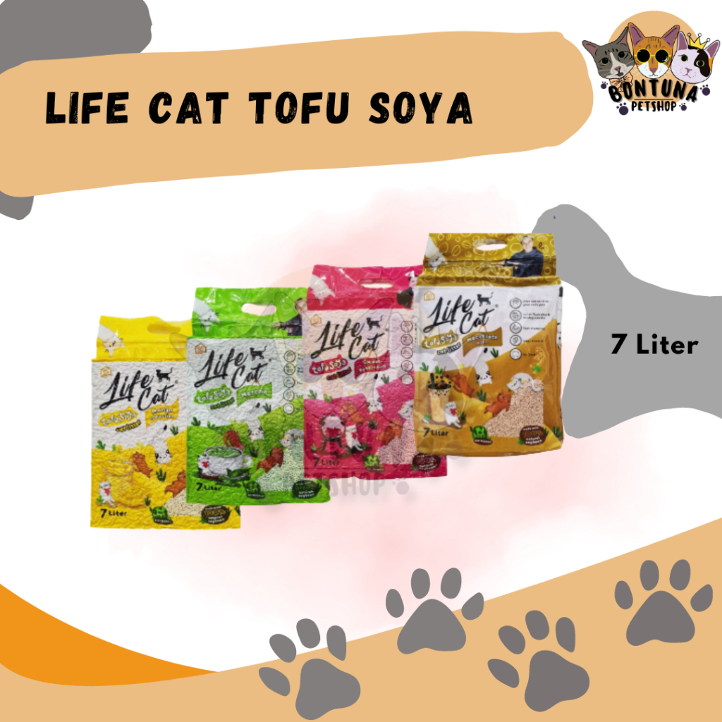 Jual LIfe Cat Tofu Soya Cat Litter 7 L / Pasir Tofu | Shopee Indonesia