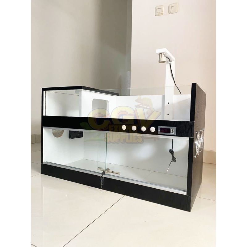 Jual Terarium + Torto Table Kandang Reptil kura kura darat iguana | Shopee Indonesia