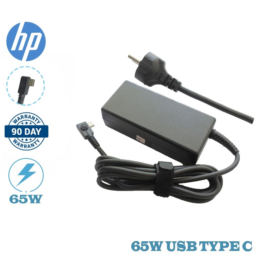 Jual Adaptor Charger Laptop for HP 65W USB type C X2 X360 ENVY Original ...
