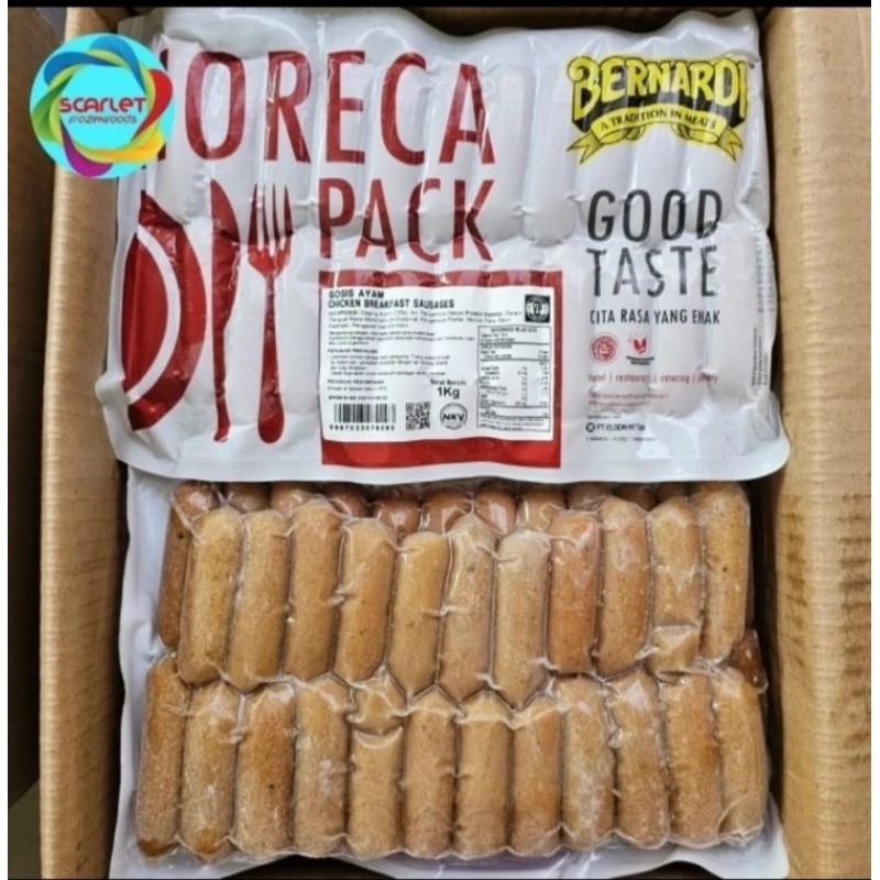 Jual Bernardi BHP Chicken Breakfast Sausages Sosis Ayam Cocktail 1 kg ...