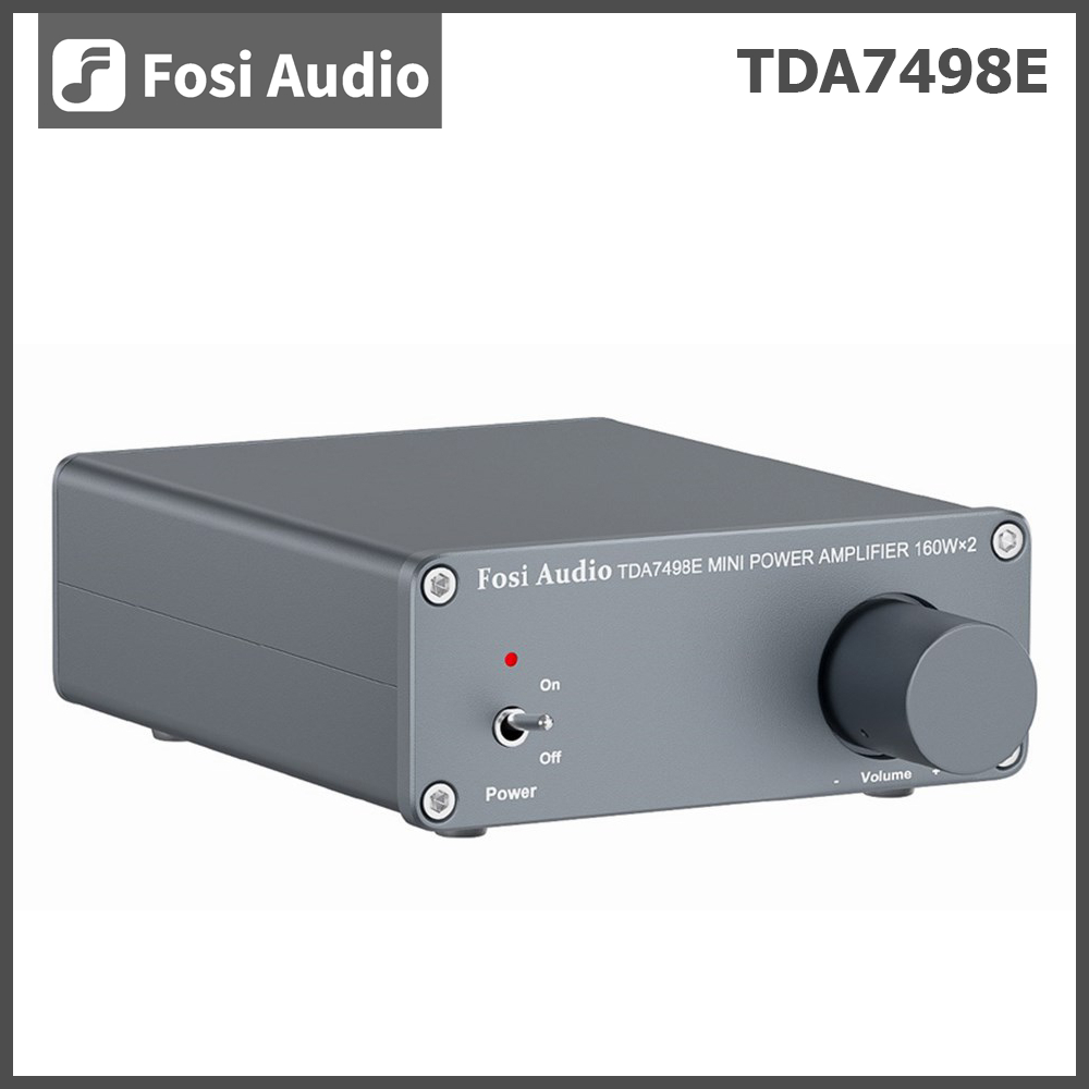 Jual Fosi Audio Mini Power Amplifier Hi-Fi Class D 160W + 160W - TDA7498E | Shopee Indonesia