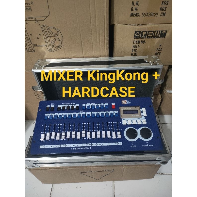 Jual mixer lighting kingkong + hard case | Shopee Indonesia