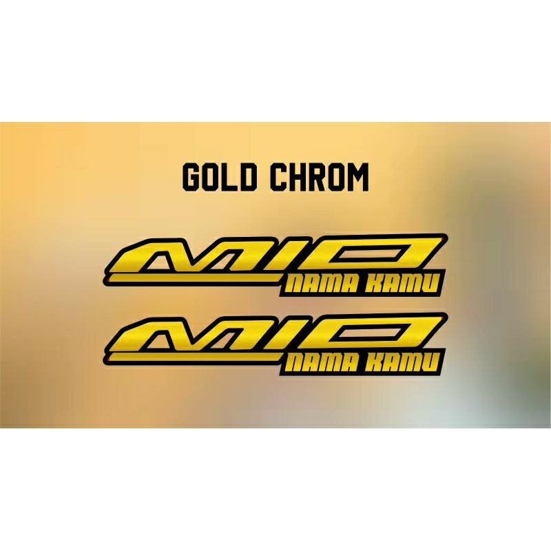 Jual EMBLEM CUSTOM /MOTOR MIO / CUSTOM NAMA | Shopee Indonesia