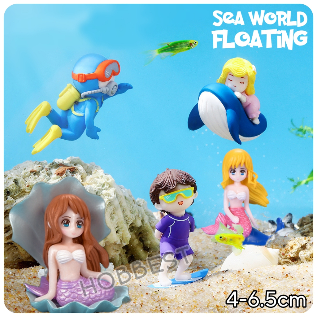 Jual Hiasan Aquarium FLOATING SEA WORLD - Miniatur Ornament Pajangan ...
