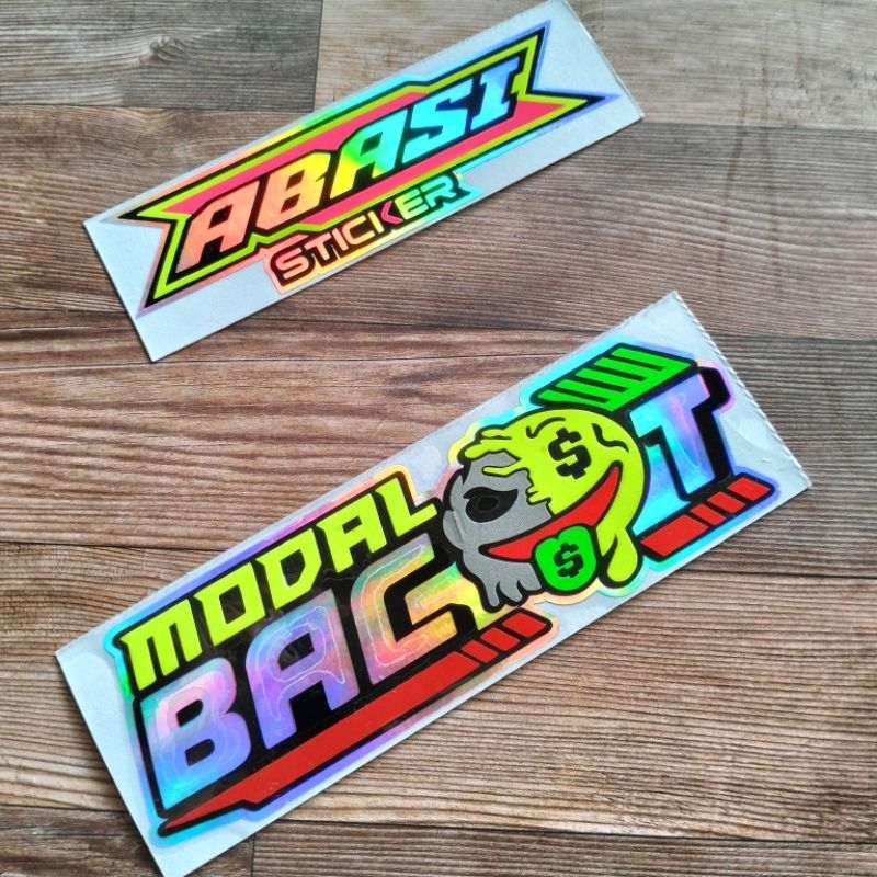 Jual sticker modal baaccoott sticker cutting menggunakan bahan ...