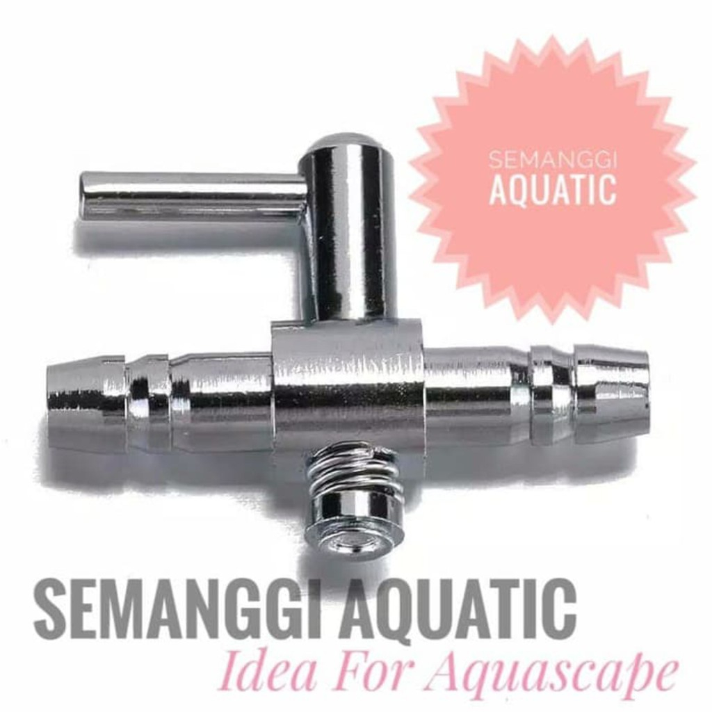 Jual Kran Co2 DIY Stainless Steel / Kran Aerator Aquarium / Kran ...