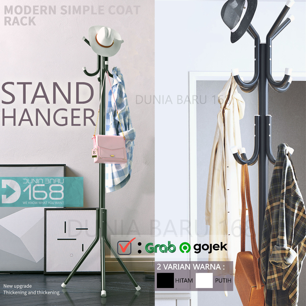 Jual Stand Hanger Gantungan Jaket / Gantungan Tiang / Gantungan Helm ...