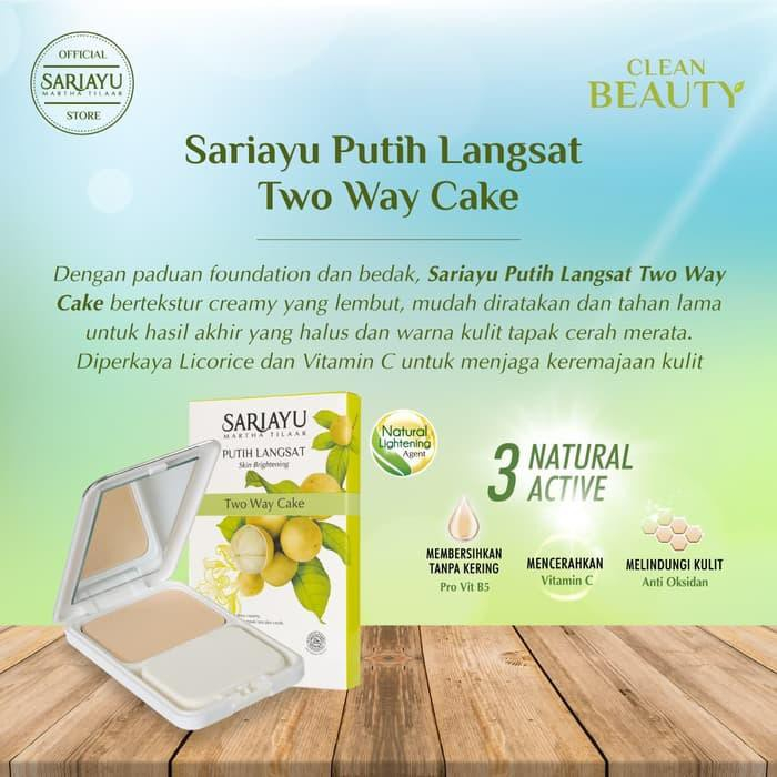 Jual Sariayu Two Way Cake Putih Langsat | Shopee Indonesia