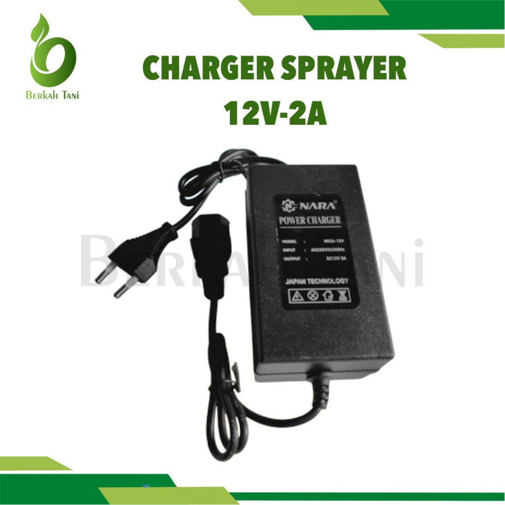 Jual Cas tangki sprayer elektrik 12V 2A Charger aki accu baterai ...