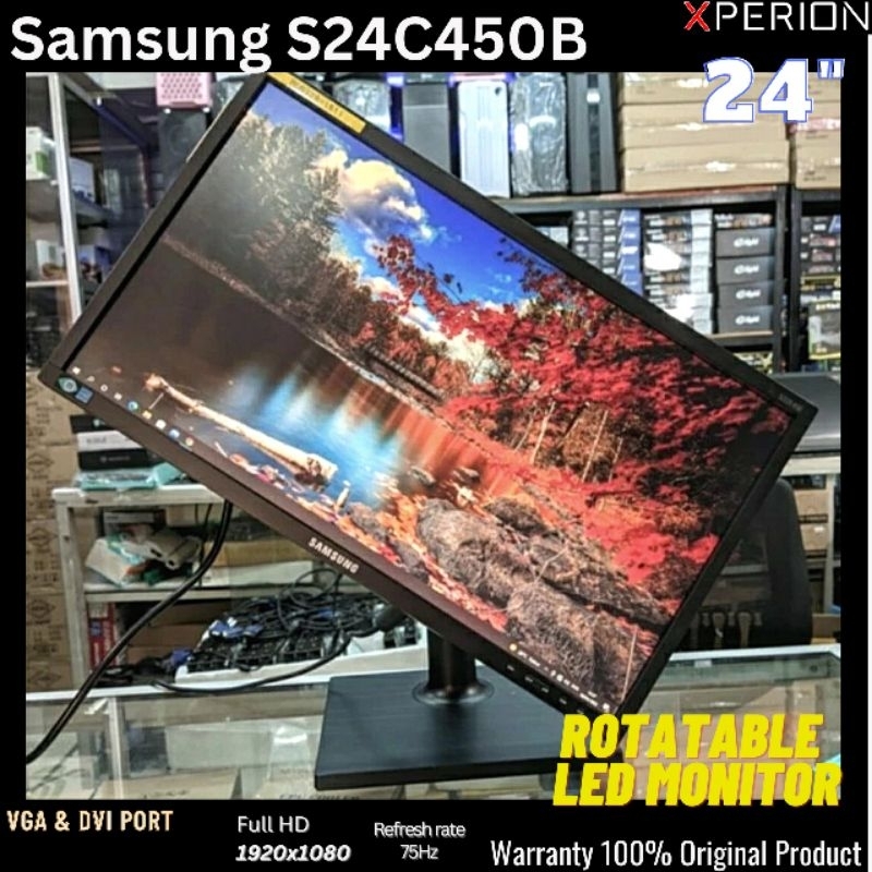 Jual LED Monitor PC bekas like new 24" 22" 19" 16" Lenovo samsung LG HP ...