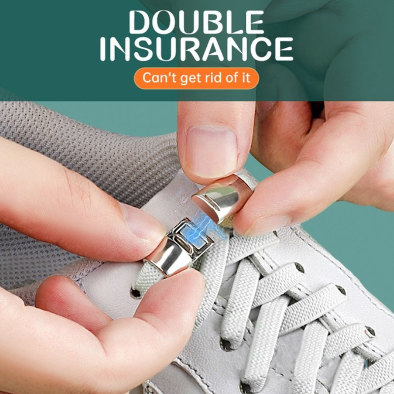 Jual Tali Sepatu Magnet / Shoelace Magnetic Simple Lazy / Tali Sepatu ...