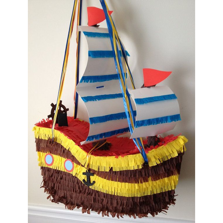 Jual Pinata Pukul/Pinata Ulang Tahun Karakter Motif Perahu | Shopee ...