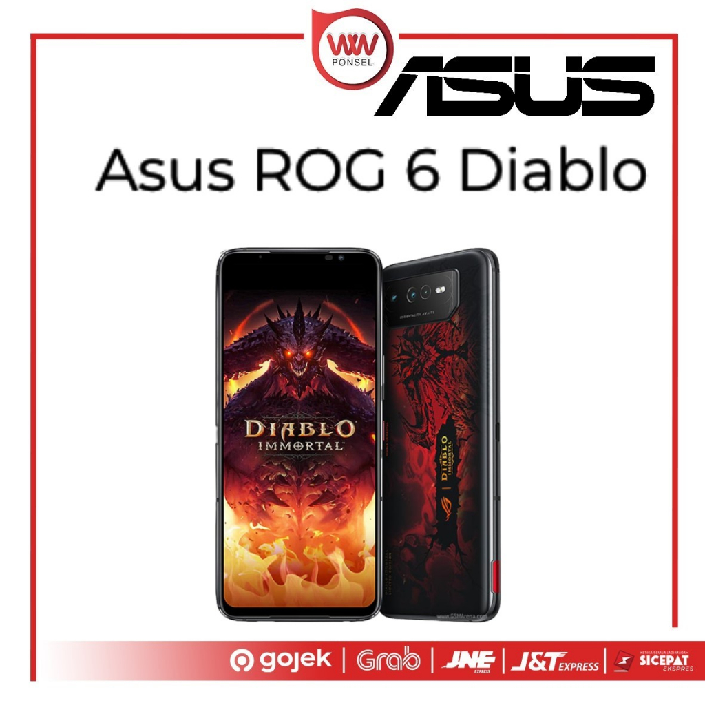 Jual Hp Asus ROG 6 Diablo Edition Ram 16GB Internal 512GB Garansi Resmi ...