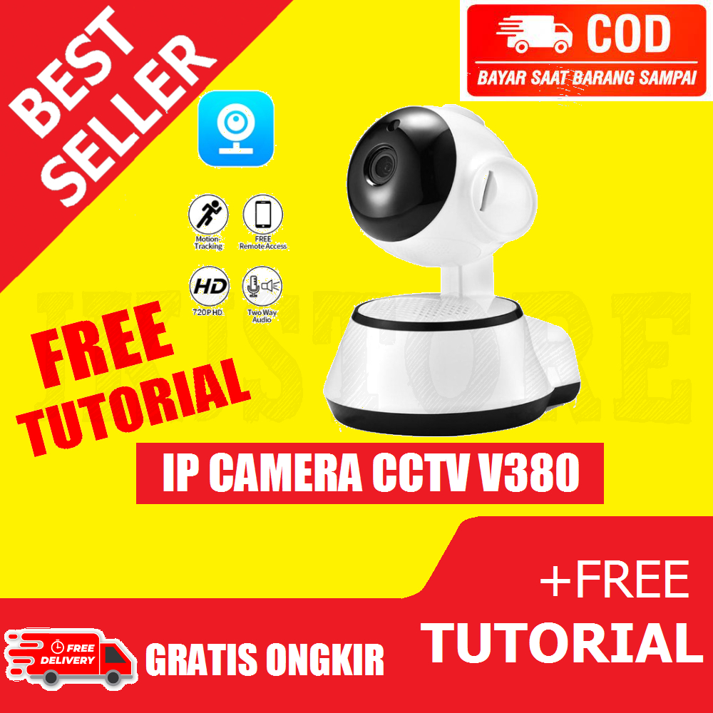 Jual CCTV IP Camera V380 WIFI IP CAM Wireless Baby Monitor Gudang Toko ...