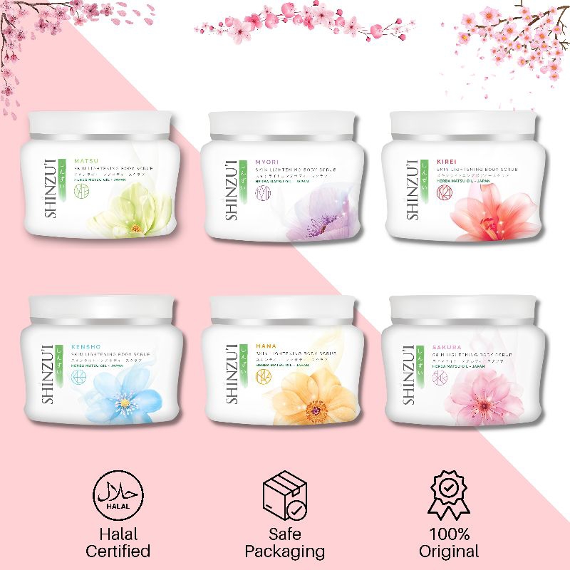 Jual ️ CAITLYN BEAUTY ️ Shinzui Body Scrub Matsu Hana Kensho Kirei ...