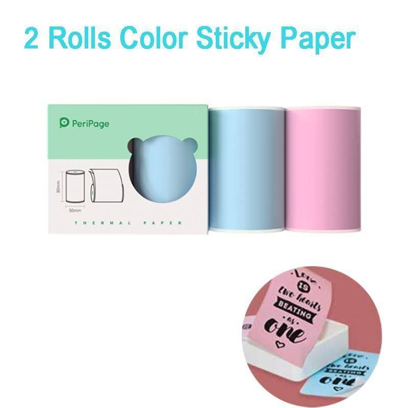 Jual PERIPAGE A3 COLOURS STICKER PAPER ORIGINAL 80x50 kertas sticker ...