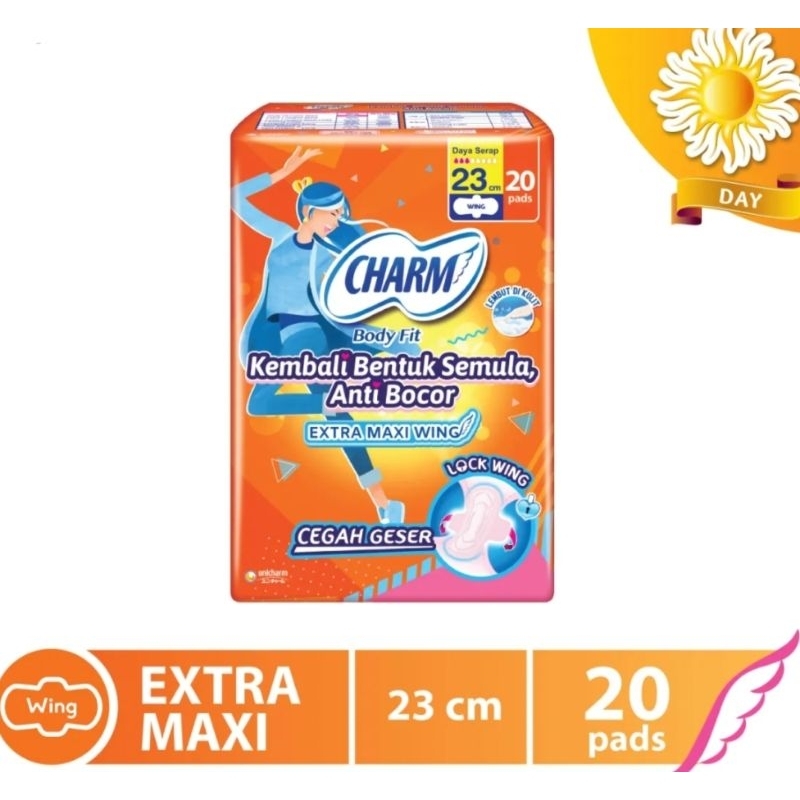 Jual Charm save night 29cm 2pack 30x2pack ( pembalut malam) | Shopee Indonesia