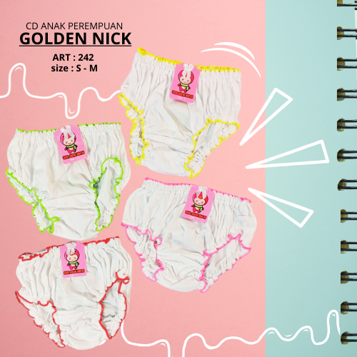Jual Cd anak GOLDEN NICK keriting | CD anak perempuan | Cd anak motif ...