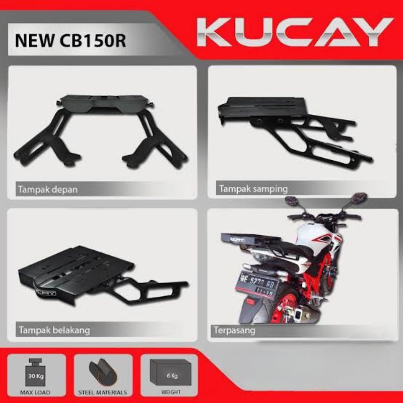 Jual KUCAY GESER BRACKET BOX NEW CB150R CB150X | Shopee Indonesia