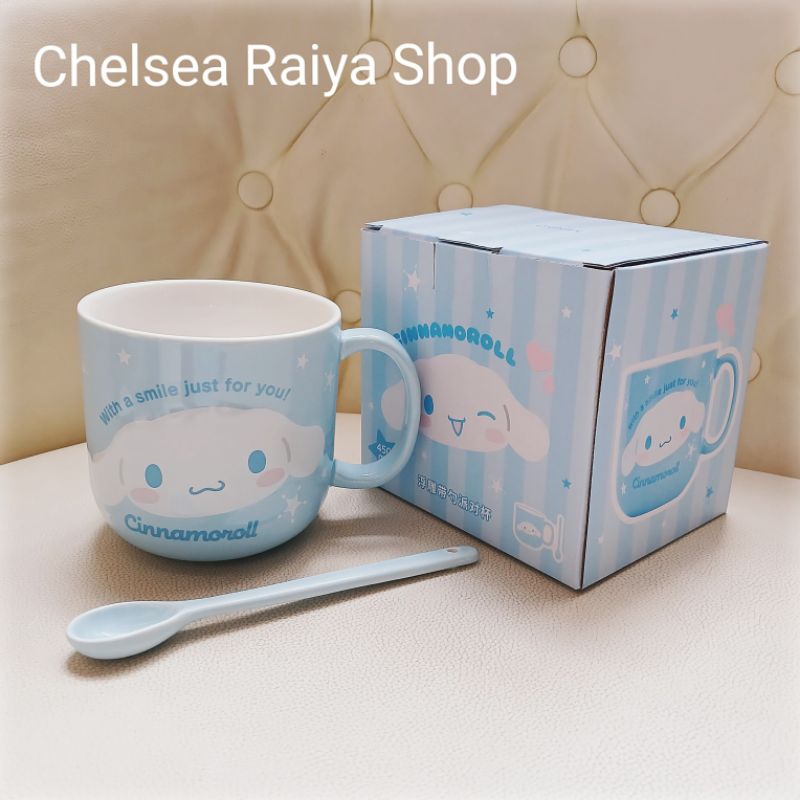 Jual Miniso Sanrio Cinnamoroll Mug Gelas Keramik 450ml Cinamorol Cinamoroll Cinnamonroll Kawaii ...