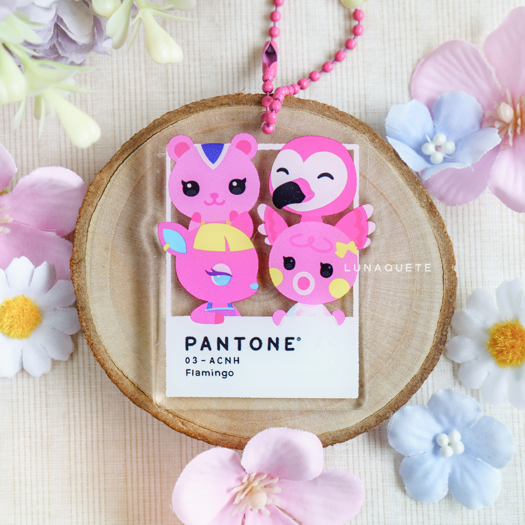 Jual Pantone Fuchsia ACNH-03 Flamingo Animal Crossing Cute Acrylic ...