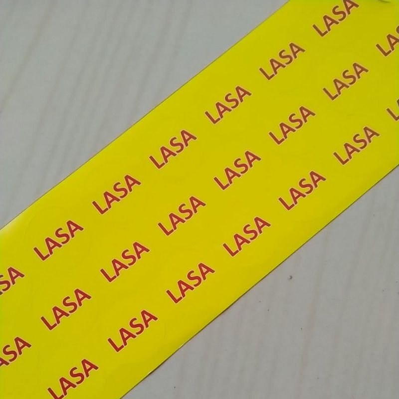 Jual Stiker Label Lasa dan High Alert diameter 2.4 cm | Shopee Indonesia