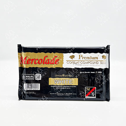 Jual MERCOLADE DARK COMPOUND 1 KG / WHITE COMPOUND 1 KG | Shopee Indonesia