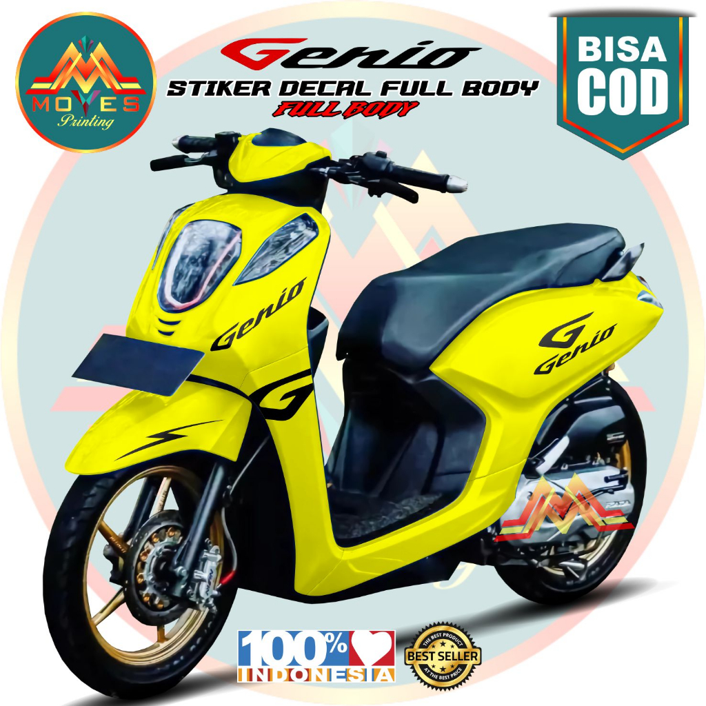 Jual ⭐⭐⭐⭐⭐Decal Genio Full Body - Stiker Genio Full Body - Dekal Genio ...