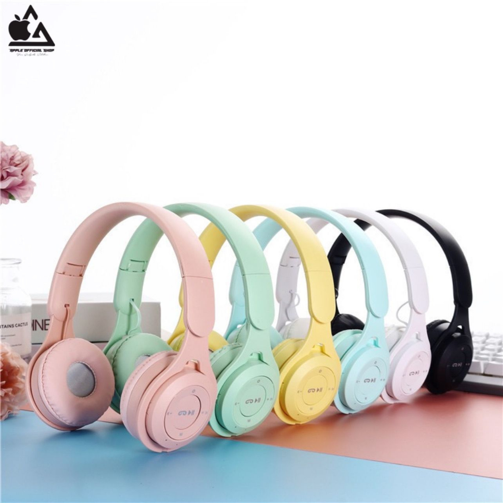 Jual Headset Candy Macaron Wireless Bluetooth Y08 Bando Stereo Xtra ...