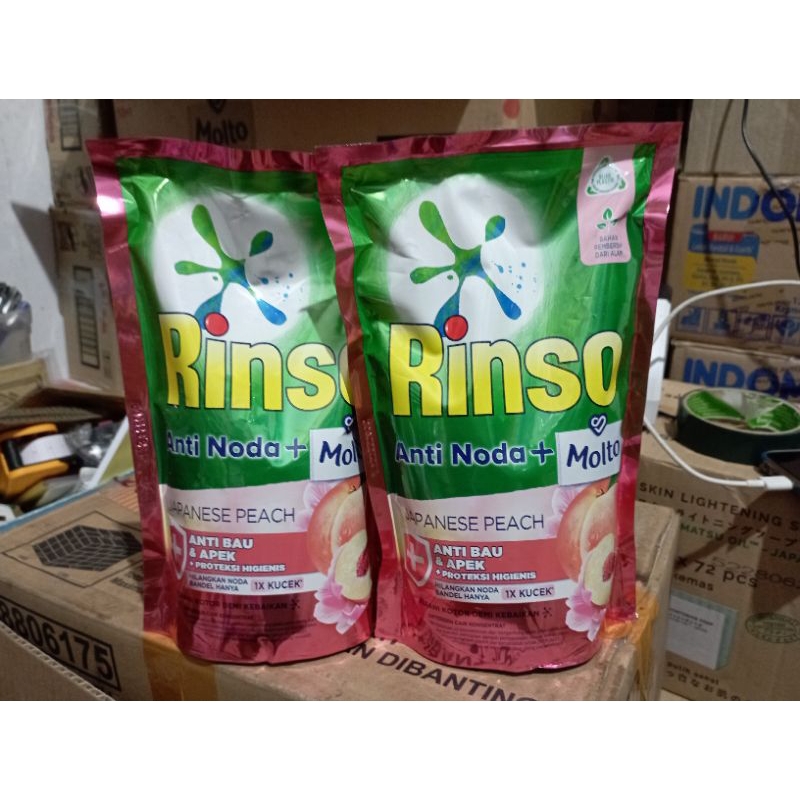 Jual RINSO CAIR JAPANESE PEACH 750ML | Shopee Indonesia