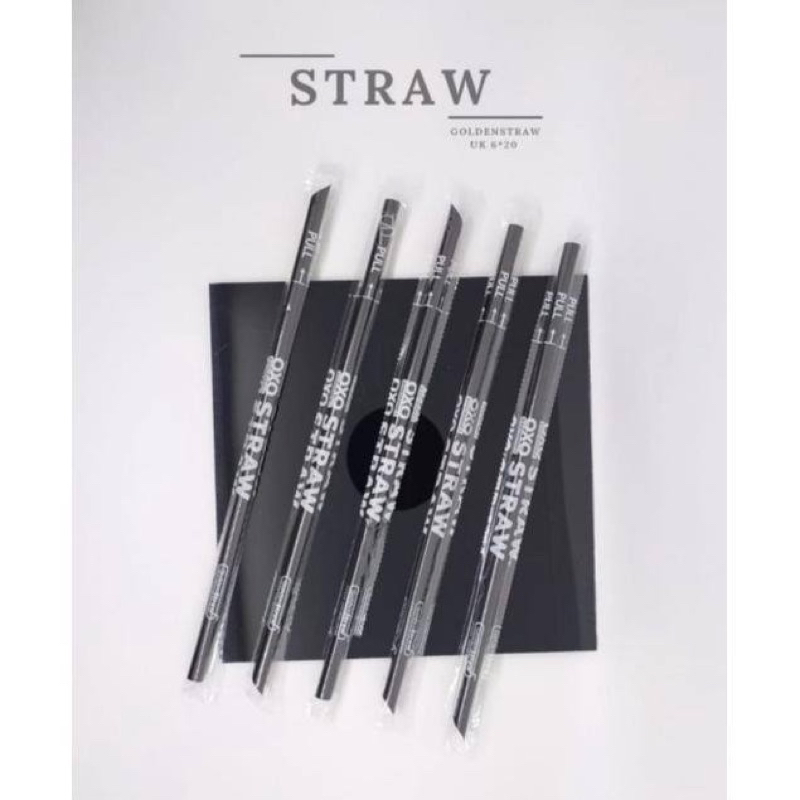 Jual Pipet Steril Golden Straw 6x20cm - Sedotan Hitam ujung runcing 620 ...