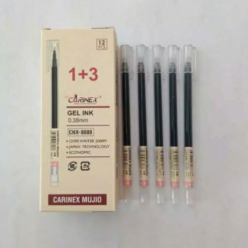 Jual Pena gel carinex cnx 8808 mujio hitam harga grosir (pedagang ...