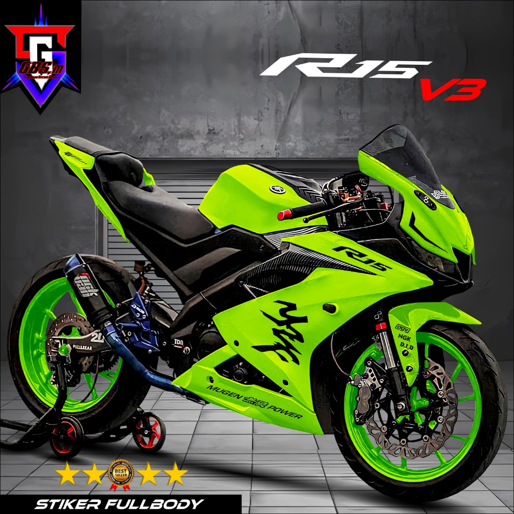 Jual Decal Variasi R15 V3 Stiker Decal Motor R15 V3 Dekal Sticker ...