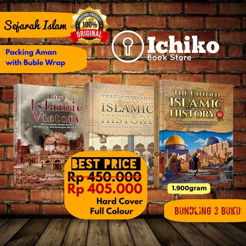 Jual PAKET LOST ISLAMIC VICTORY & The Untold Islamic History Jilid 1&2 ...