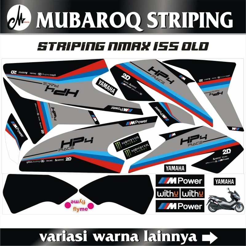 Jual DECAL STIKER NMAX 155 OLD - STRIPING STICKER VARIASI N MAX LAMA ...