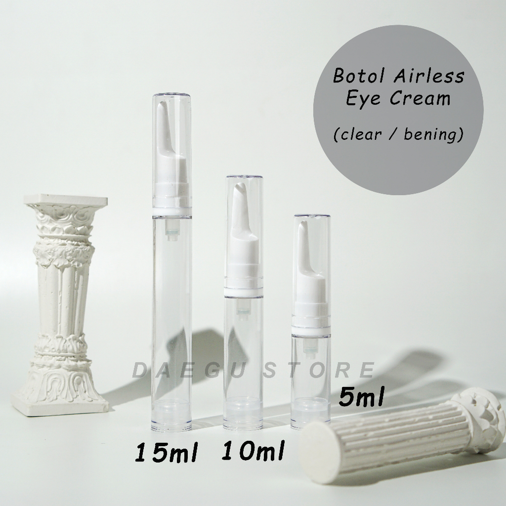 Jual Botol Airless PUMP Vacuum - Eye Cream / Serum / Lotion Krim Mata ...