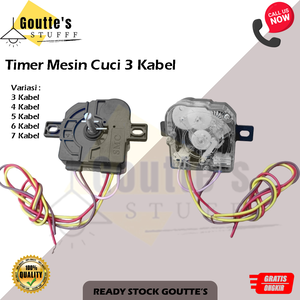 Jual Timer mesin cuci 3 -7 kabel Sharp Multy Bisa Semua Merk | Shopee ...