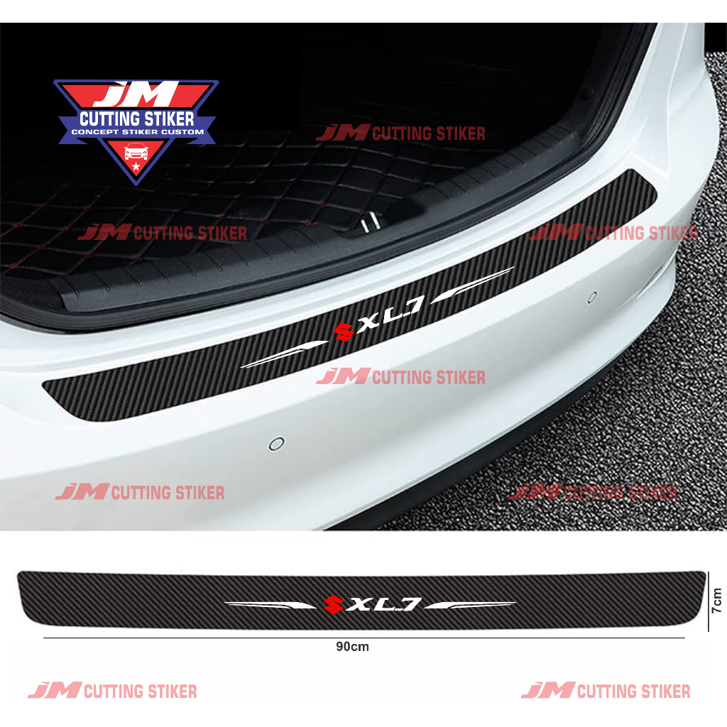 Jual Stiker carbon mobil suzuki XL7 cutting stiker pelindung bagasi ...