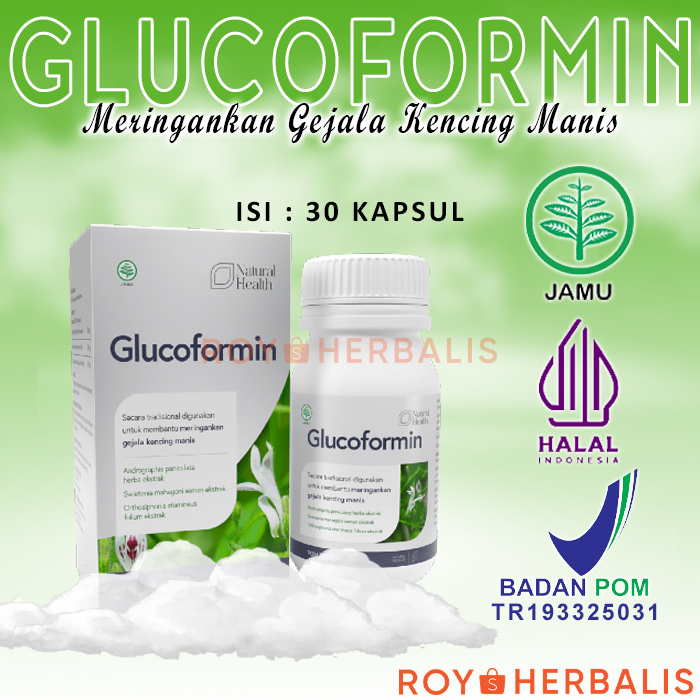 Jual Glucoformin Asli Obat Herbal Diabetes Kencing Manis Gula Darah ...