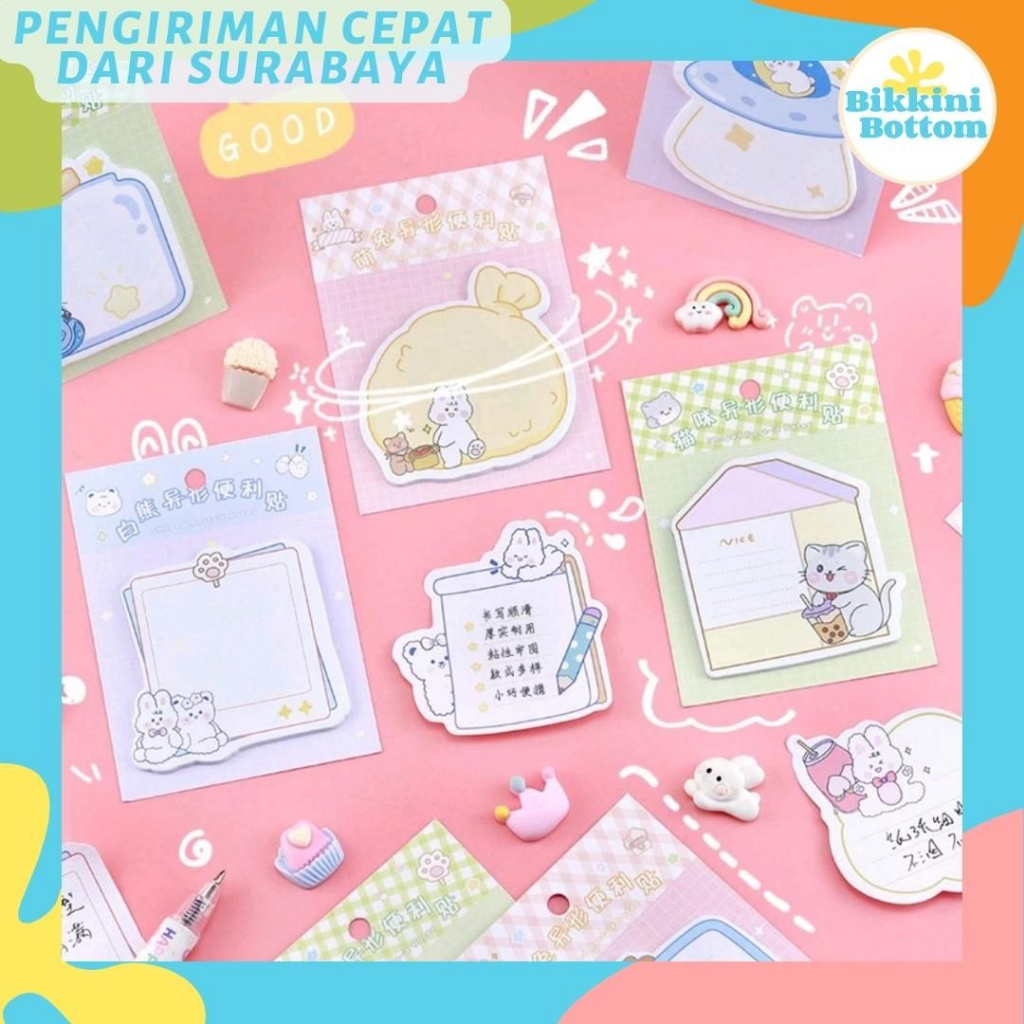 Jual BikkiniBottom | Sticky Notes Lucu Sticky Note Motif Notepad ...
