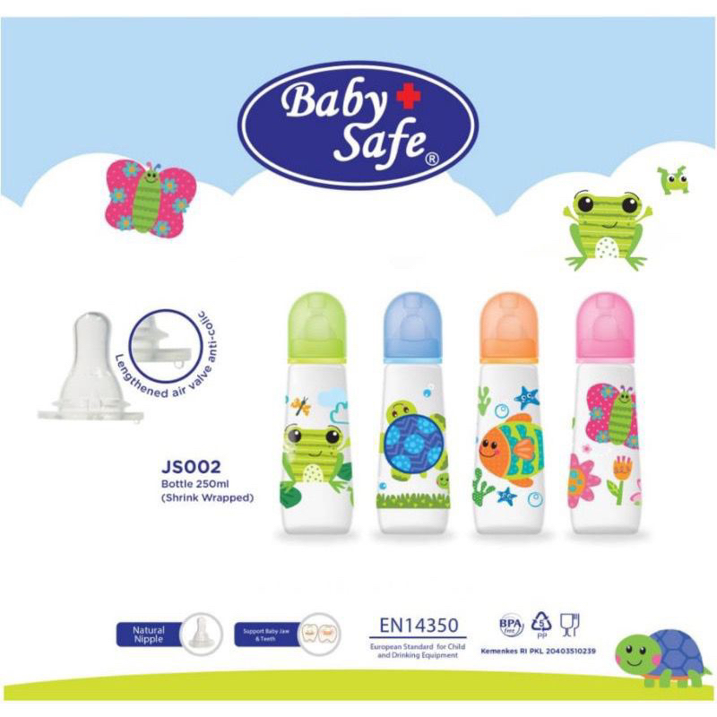 Jual BABY SAFE botol susu JS002 Feeding Bottle 250ml | Shopee Indonesia