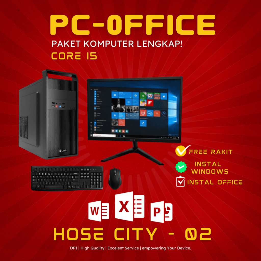 Jual Komputer Rakitan Lengkap Fullset Murah Intel Core i5 RAM 4GB HDD SSD M2 | Shopee Indonesia