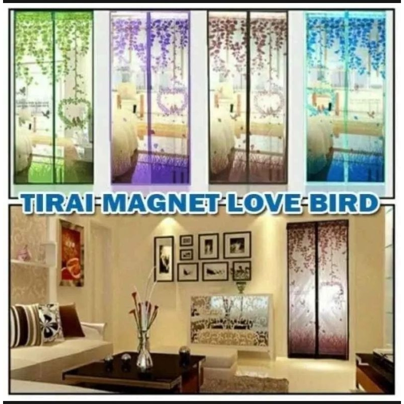 Jual Tirai magnet pintu jaring anti nyamuk ukuran 220 x 90 cm | Shopee ...